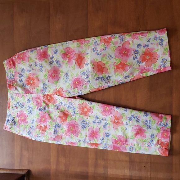 Erika & Co | Pants & Jumpsuits | Vintage Erica Co High Waisted Floral ...